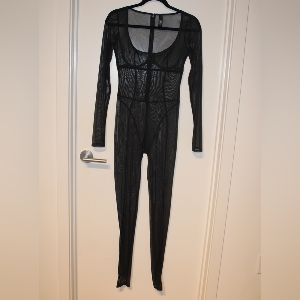 Skims Mesh Catsuit - Gem